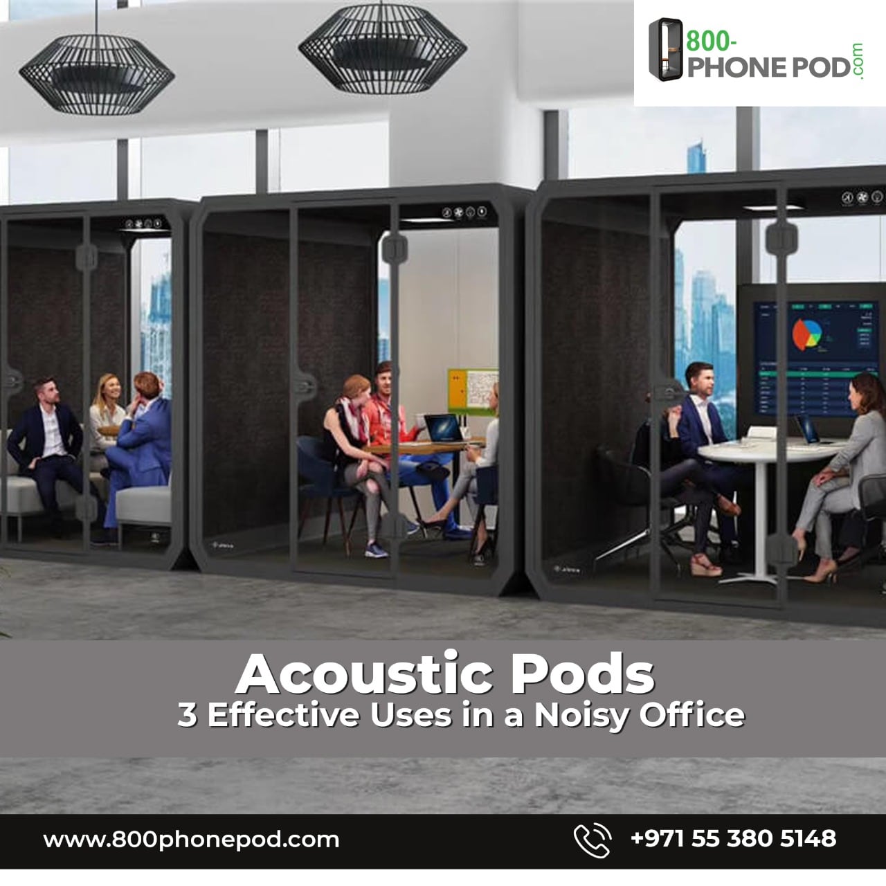 Acoustic Pods: 3 Effective Uses In A Noisy Office
