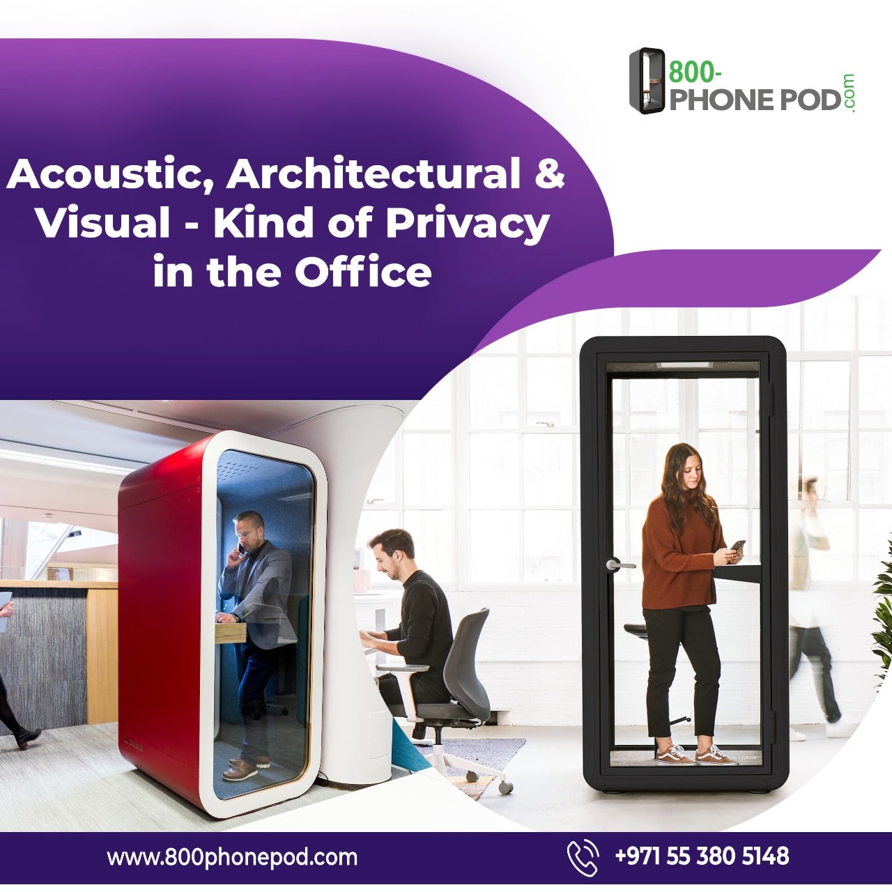 Acoustic, Architectural & Visual - Kind Of Privacy In The Office