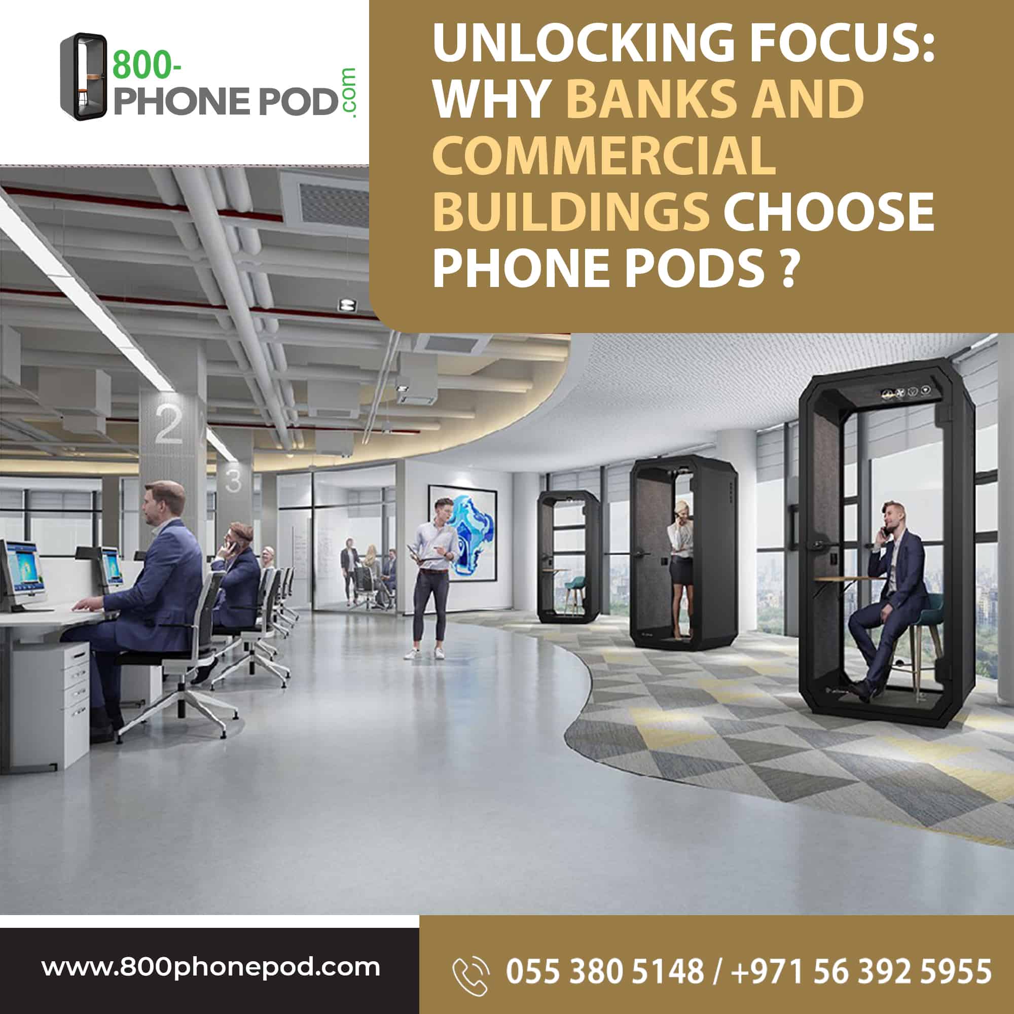 Unlocking Focus: Why Banks and Commercial Buildings Choose Phone Pods